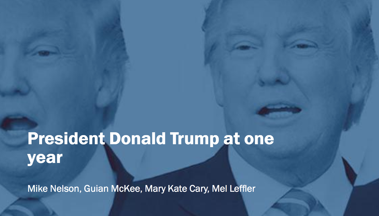 Miller Center Hosts Panel on President Trump's First Year | WUVA