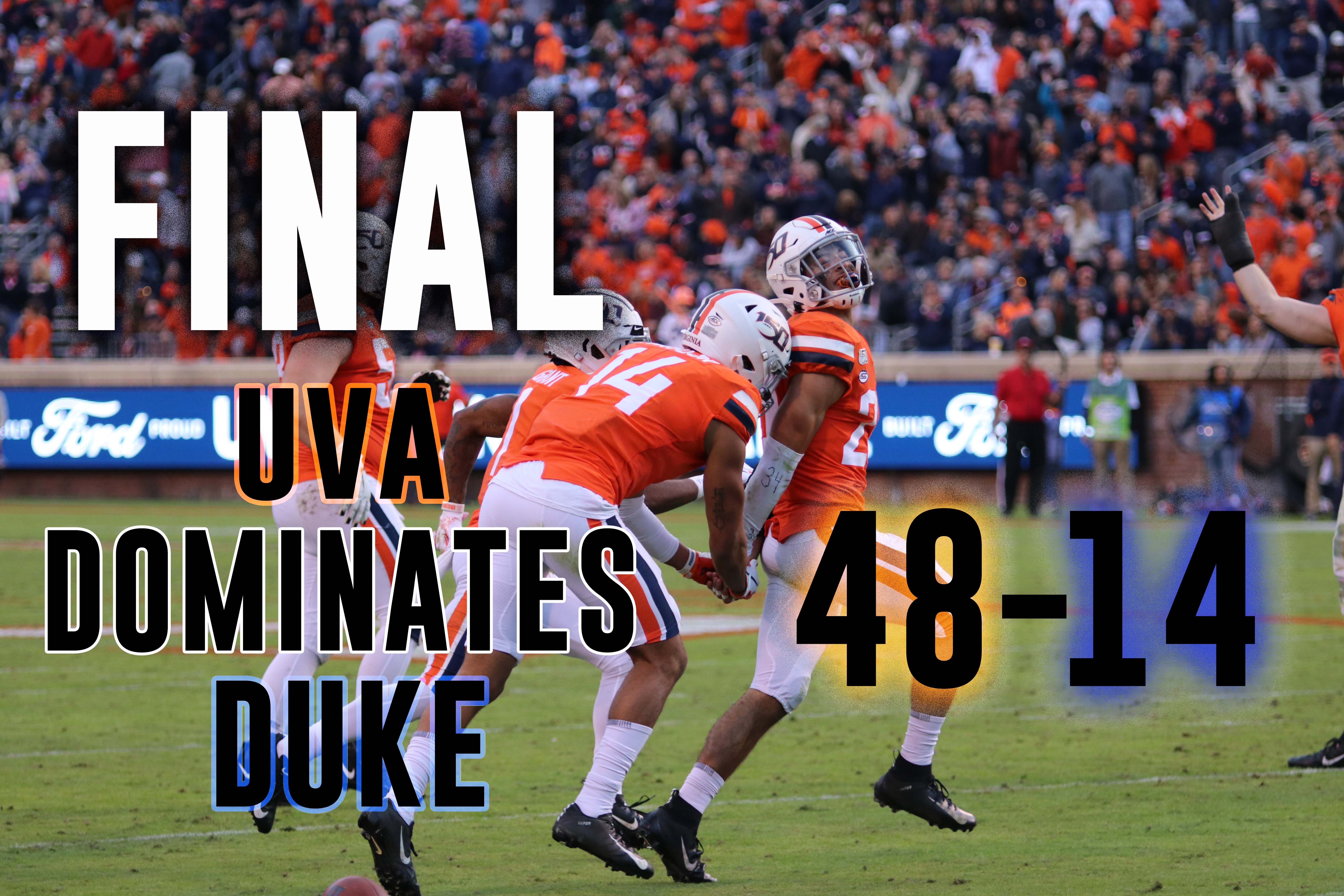 UVA Dominates Duke 48-14 | WUVA