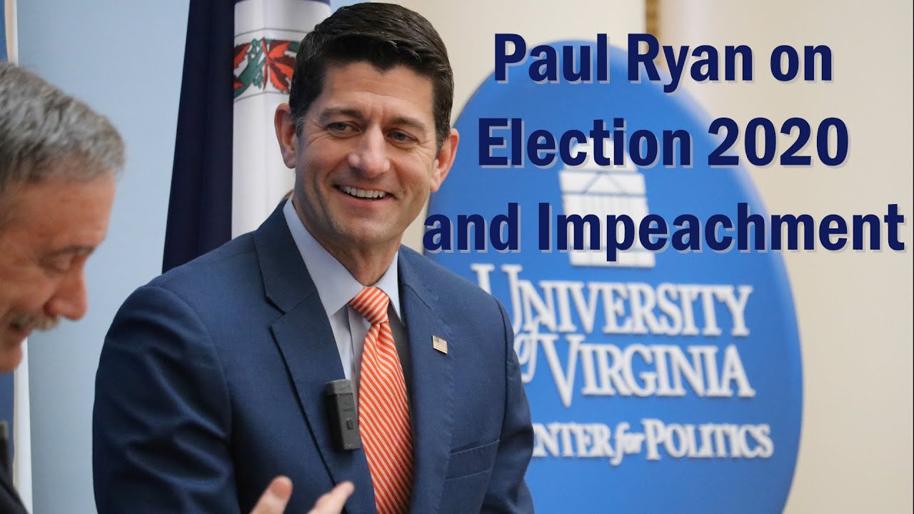 Paul Ryan on Election 2020 and Trump's Impeachment | WUVA