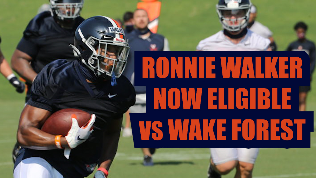 Ronnie Walker Receives Immediate Eligibility | WUVA