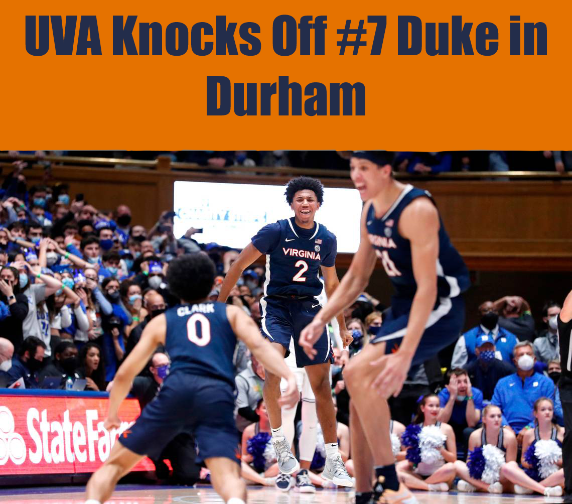 Beekman's Three Gives UVA Upset Win Over Duke | WUVA